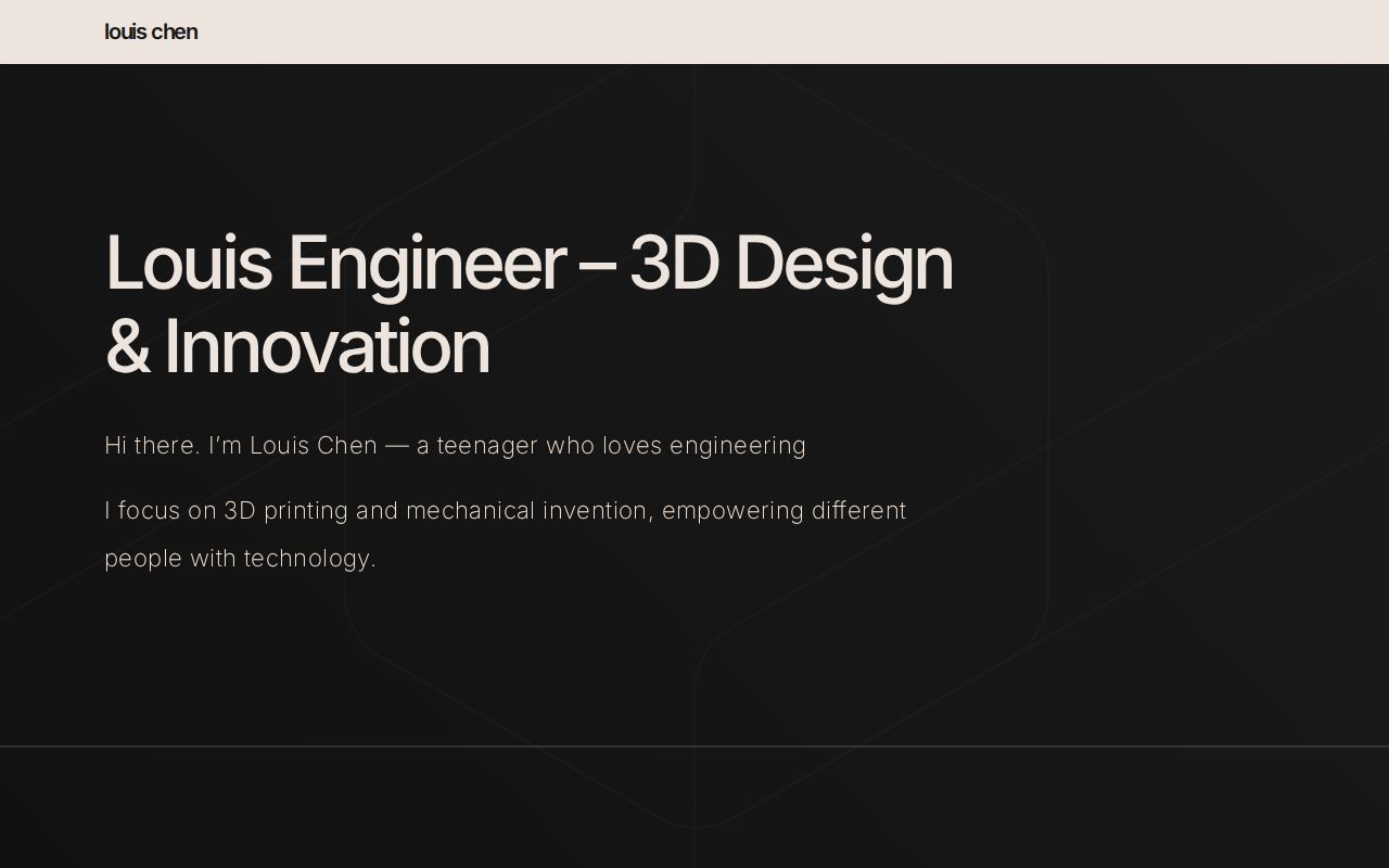 Louis Engineer – 3D Design & Innovation